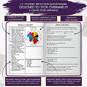 Life Mastery Planner - A 12 Month Journey to Crush Your Goals, Increase Productivity, Passion, Success & Happiness - Weekly & Monthly Life Planner, Habit-Tracker, Gratitude Journal & Organizer, A5