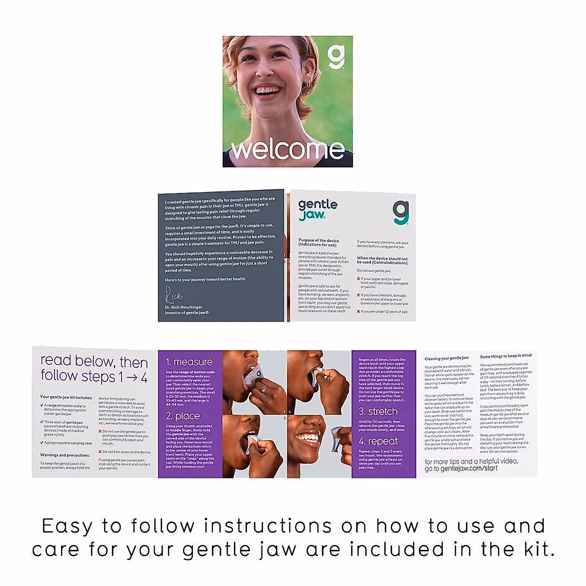 Gentle Jaw Pain Relief Device for TMJ Grinding Clenching Headaches ​Bruxism Caused by Tight Jaw Muscles. Use it to Passively Stretch and ​R​elax Your Jaw Muscles. We Call it Yoga for The Jaw