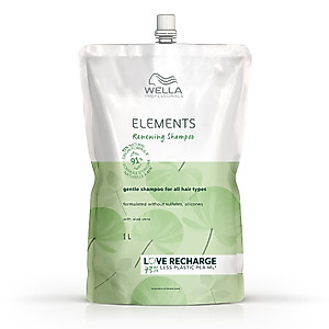 Wella Professionals Elements Renewing Shampoo| Formulated with Natural Ingredients| Sulfate and Silicone-Free Shampoo| For All Hair Types| 33.8 Fl Oz