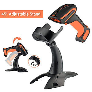 Tera Pro (Extreme Performance) Industrial Wireless Barcode Scanner 2D QR 1D 2.4G Wireless Bar Code Reader 2500mAh Compatible with Bluetooth Drop Resistant Model 8100