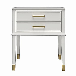CosmoLiving Westerleigh End Table, White