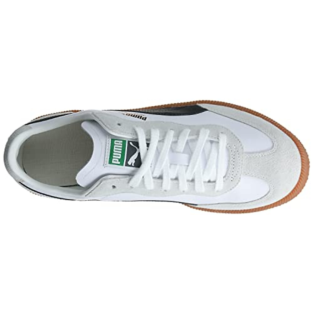 PUMA Men's SUPER LIGA OG RETRO Sneaker, Puma White-Puma Black-Puma Team Gold, 8.5