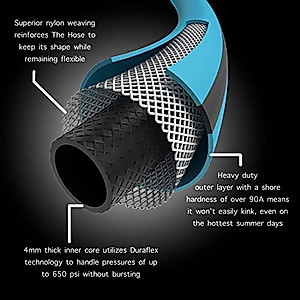 50 Ft Commercial Grade Heavy Duty Garden Hose - THE HOSE by Aeromixer 1" x 50'