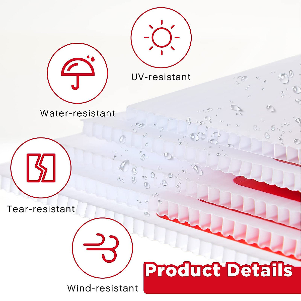 14 Pack 24 x 18 Inch Open House Sign Double Sided Real Estate Sign Posts Plastic Heavy Duty Open House Directional Open Yard Sign with Left Right Arrows 14 Pcs H Metal Stakes (Red)