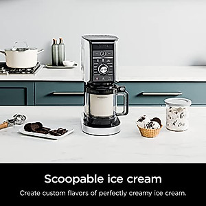 Ninja CREAMi Deluxe 11-in-1 Ice Cream and Frozen Treat Maker for Ice Cream, Sorbet, Frozen Drinks & More, with (2) XL Family Size Pint Containers, NC501C (Canadian Version)