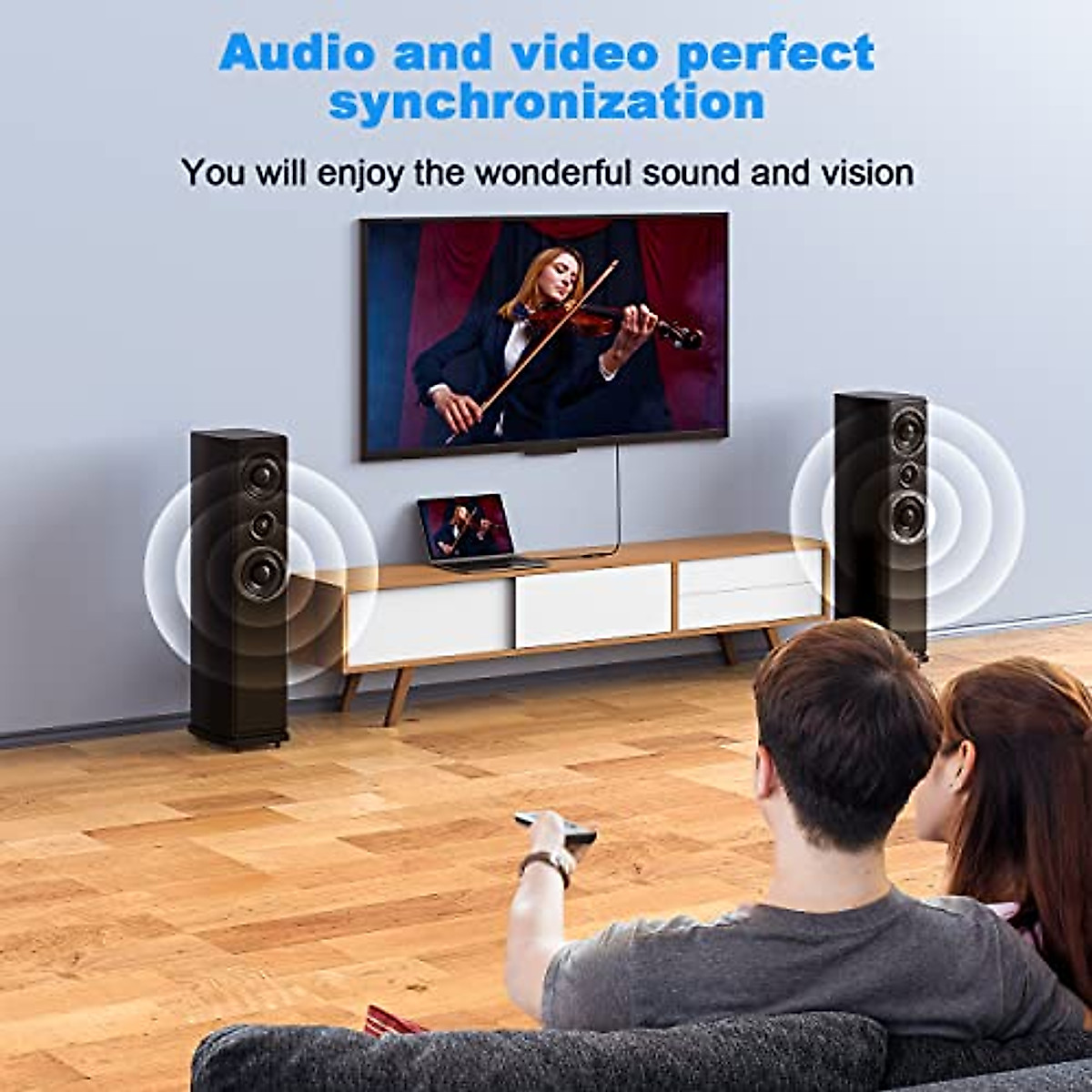 JCHICI HDMI Repeater 2.0, 4Kx2K 1080P 3D HDMI Signal Amplifier Booster Up to 164ft (50M) Transmission Distance 18Gbps Bandwidth HDCP 2.2