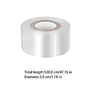 Happyyami Clear Tape Clear Tape 5 Rolls Grafting Tape PE Stretchable Self- Adhesive Membrane Clear Floristry Film Barrier for Garden Nursery Fruit Trees Seedling White Duct Tape White Duct Tape