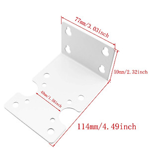 TAODAN Housing Mounting Metal Bracket for Big Blue Water Filter Housing(10-Inch and 20-Inch)