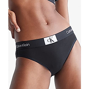 Calvin Klein Women's 1996 Cotton Modern Bikini Panties, Multi-Pack, Black