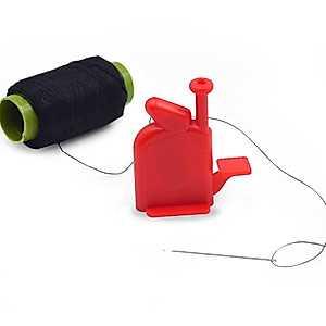 Automatic Needle Threader, Needle Threader for Home Use, Needle Threader for Hand Sewing, Needle Threader for Various Needle Types, Needle Threader for Handicraft Essential （2Pcs）.