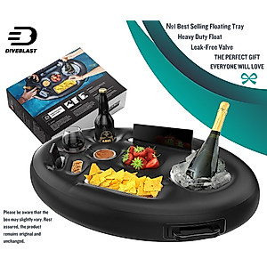 DIVEBLAST: Avocado Floating Drink Holder for Pool, Hot Tub Accessories for Adults - Pool Drink Holder Floats, Swimming Pool Accessories for Adults, Drink Floaties for Pool, Pool Drink Floats (Green)