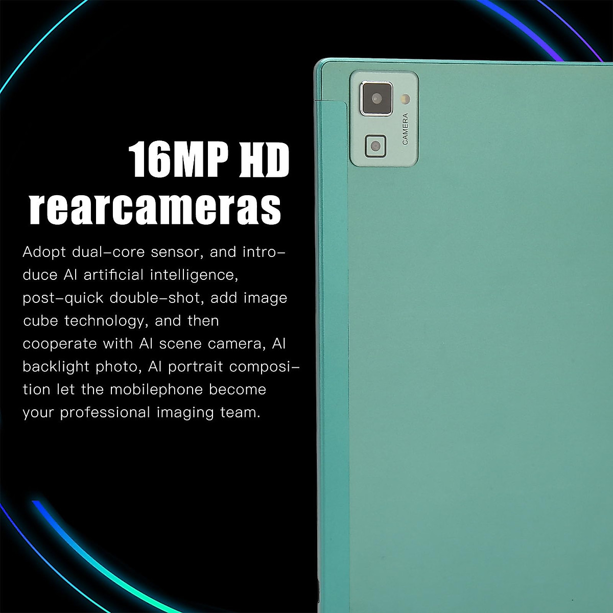 DAUZ Office Tablet, 100 to 240V HD Tablet 5G WiFi 2 In1 for Work (US Plug)