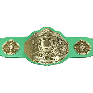 Undisputed Belts Golf Championship Belt Trophy - Custom Text