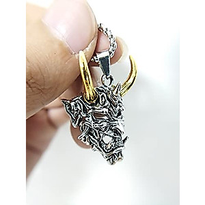 Ghost samurai.Mask pendant