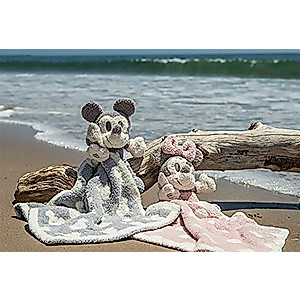 Barefoot Dreams CozyChic Vintage Minnie Mouse Buddie Blanket Dusty Rose Multi One Size
