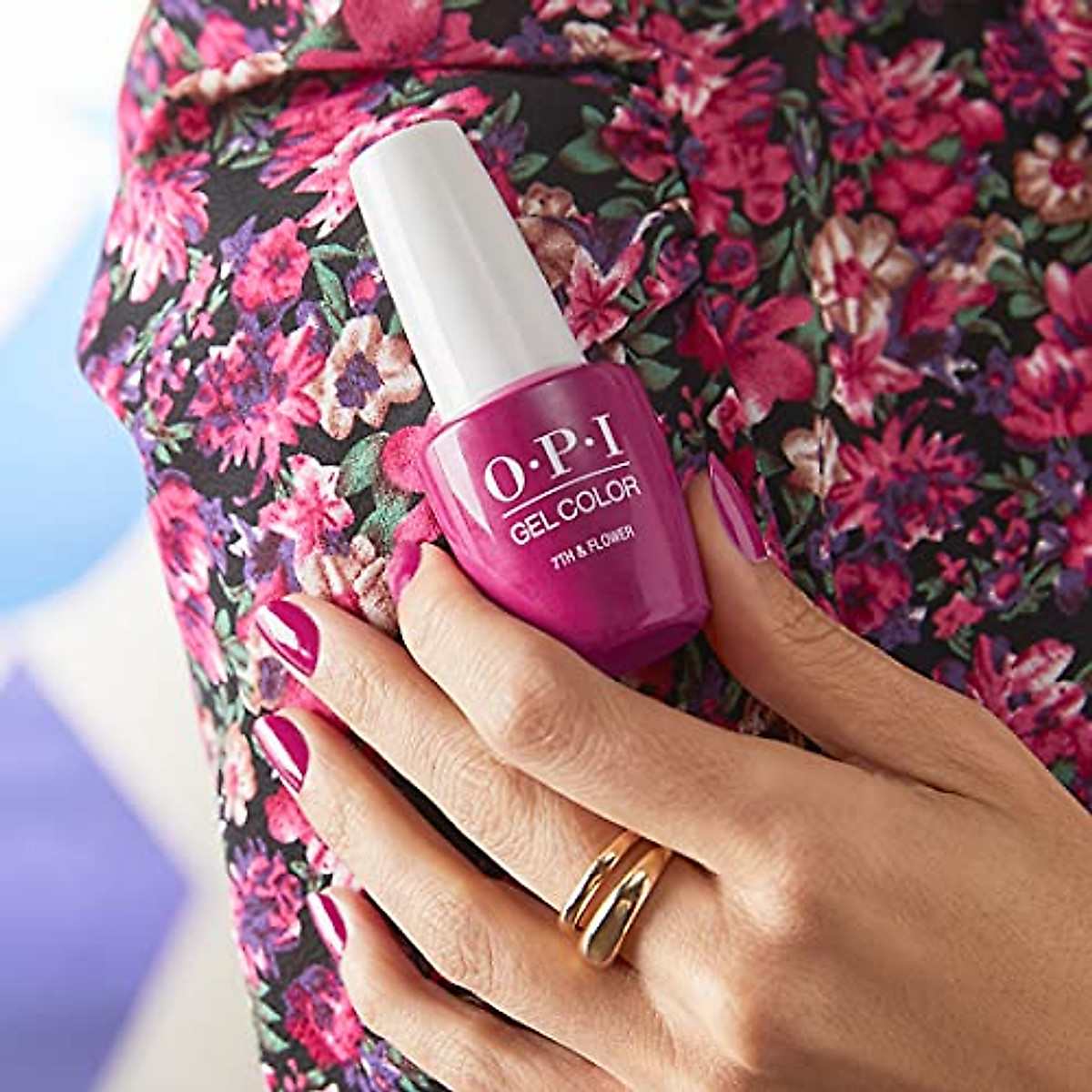 OPI GelColor, 7th and Flower, Pink Gel Nail Polish, Downtown LA Collection, 0.5 fl. oz.