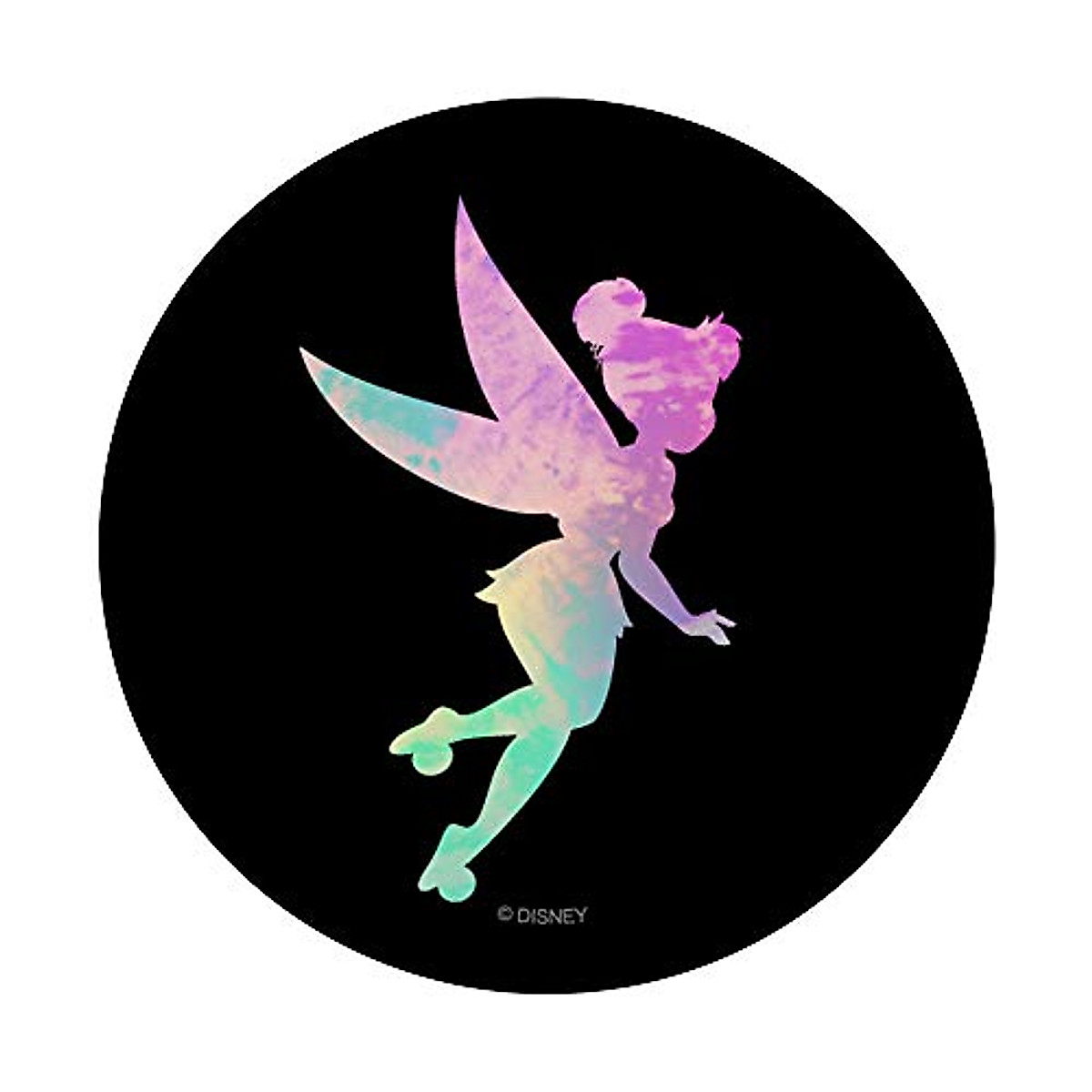 Disney Peter Pan Tinker Bell Tie Dye 90s PopSockets PopGrip: Swappable Grip for Phones & Tablets