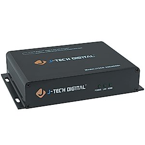 J-Tech Digital HDMI Encoder 1080P H.264 H.265 IPTV Livestream Encoder with Audio Embed Supports NDI HX HX2, RTSP, RTMP RTMPS, HTTP, UDP, ONVIF [JTECH-ENCH5NDI|HX]