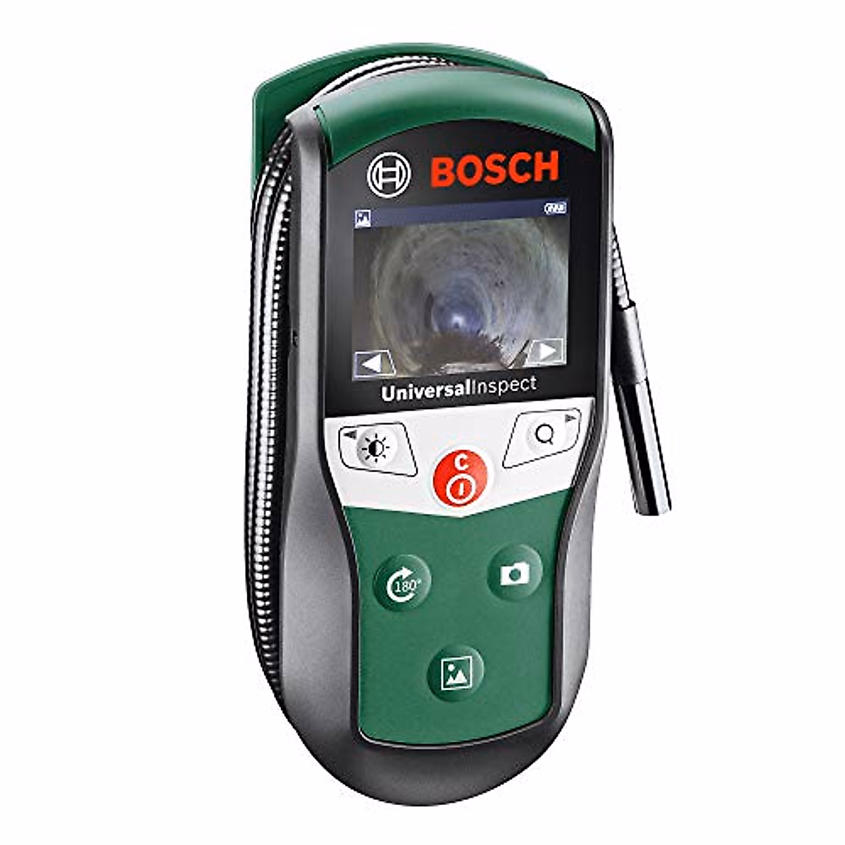Bosch UniversalInspect Inspection Camera (8 mm diameter endoscope for high-quality colour images with a flexible length of 0.95 m and built-in memory function)