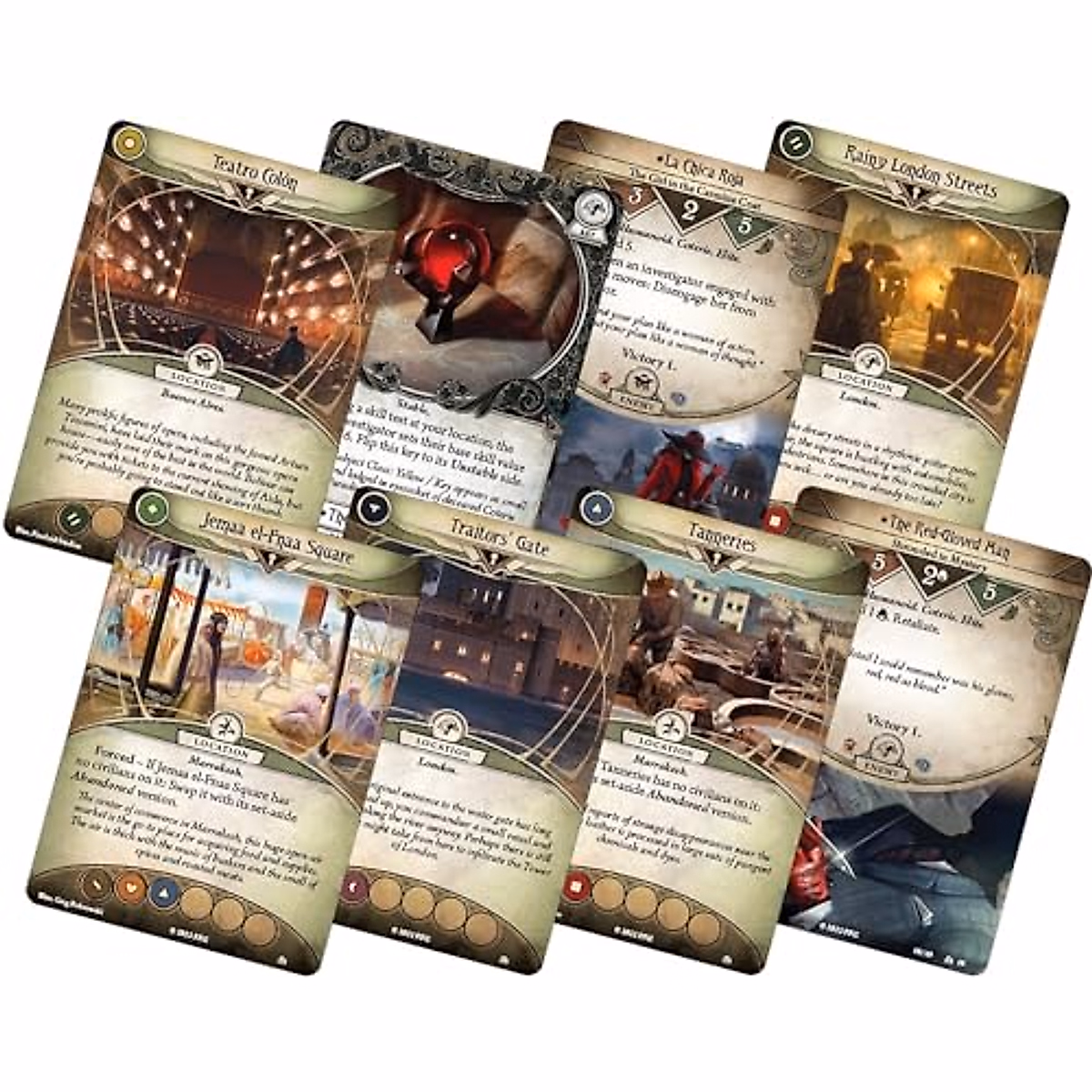 Fantasy Flight Games Arkham Horror The Card Game The Scarlet Keys Campaign Expansion - Unravel The Mysteries of Disappearances! Cooperative LCG, Ages 14+, 1-4 Players, 1-2 Hour Playtime, Made