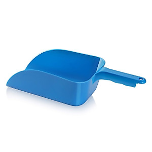 New Star Foodservice 34462 Polycarbonate Plastic Utility Ice Scoop. Blue, 64-Ounce