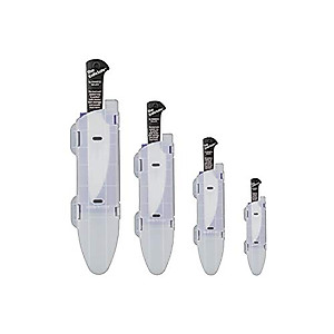 Agilux BladeGuard Knife Blade Protective Edge Guard Case for Cutlery 8in Clear