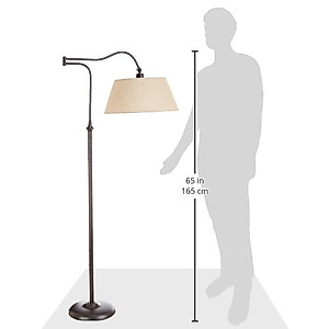 Adesso 3349-26 Rodeo Floor Lamp, 61 in., 150 W Incandescent/equiv. CFL, Antique Bronze, 1 Floor Lamp