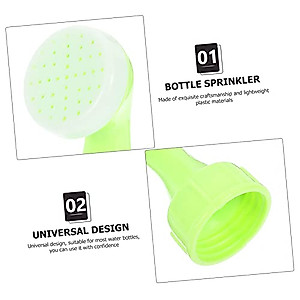 GANAZONO 16 Pcs Watering Can Nozzle Spray Bottle Sprinkler with Rose Head Watering Bottle Cap Nozzle Bottle Cap Sprinkler Portable Water Kettle Mini vase Plastic Water jug Bottle Sprinklers