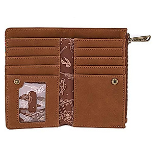 Loungefly Harry Potter Tattoo Print Faux Leather Bi-fold Wallet