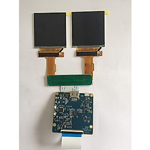 Lysee Mobile Phone LCD Screens - 2.9 inch 1440x1440 dual screen LCD display panel MIPI to HDMI controller board LS029B3SX02 for 3D VR Glasses headset - (Color: 2pcs lcd with board)
