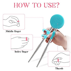 LLMSIX 2 Pairs Kids Chopsticks Training Sailor Moon Chopsticks Reusable Metal Training Chopsticks Chopsticks Stainless Steel Learning Chopstick Helper for Children Adults Learning and Training