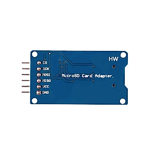 Aoicrie 5Pcs Micro SD Mini TF Card Adater Reader Module - Micro SDHC SPI Interface Driver Module with chip Level Conversion for R3 MEGA 2560 Due