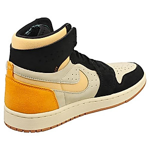 Jordan Men's Air 1 Zoom CMFT 2 Muslin/Celestial Gold Black (DV1307 100) - 10