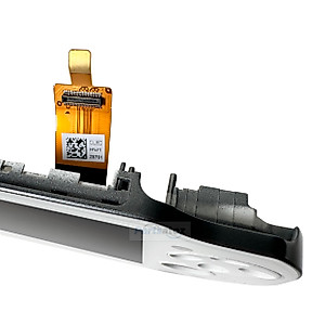 Rinbers® White LCD Screen Display with Touch Panel Digitizer Assembly Replacement for Playstation PS Vita PSV 1000 1001 PCH-1001 PCH-1101