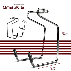 Anbbas Pure Badger Hair Shaving Brush Solid Wood Handle with Goat Milk Shaving Soap 100g,Stainless Steel Shaving Stand and 2 Layers Shaving Bowl Kit Perfect for Men Gift