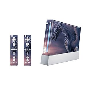 Mightyskins Skin Decal Skin Compatible with Nintendo Wii Console + Two Wiimote Controllers Sticker- Dragon Fantasy