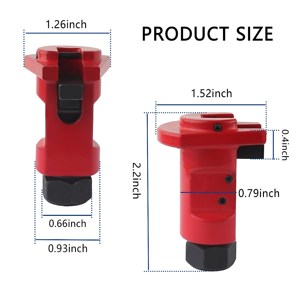 Car Strut Spreader Tool,Heavy Duty Car Strut Shock Absorber Socket Spreader Tool for 5.0-10.5 mm,Professional Automotive Tools Compatible with Ford BMW Audi VW (Red)