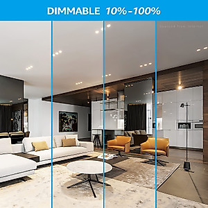 TORCHSTAR PAR30 Short Neck LED Bulb, 8W Equivalent 75W, CRI90+ Dimmable Spot Light Bulbs, UL & Energy Star Listed, Super Bright, 800 Lumens, 3000K Warm White, E26 Medium Screw Base, Pack of 6