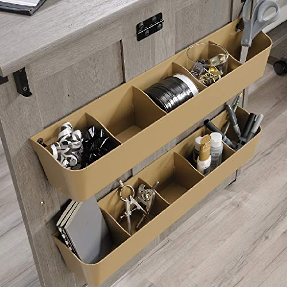 Sauder Miscellaneous Storage Sewing/Craft Cart, Mystic Oak finish