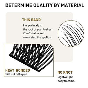 Lash Clusters B02 DIY Eyelash 72 Cluster Lashes C D Curl B&Q LASH Mega Volume Individual Lashes Eyelash Clusters Wispy Lashes Cluster DIY at Home (NM-D-8-16MIX)