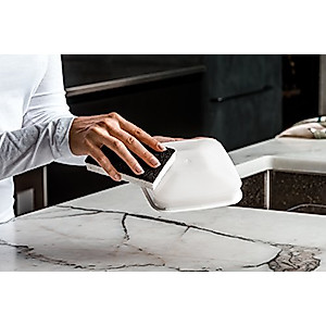 Click Clack Pantry Canister, 2.4-Quart, Red Lid