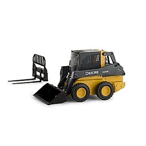 John Deere ERTL 320E Skid Steer Loader Vehicle (1:16 Scale)