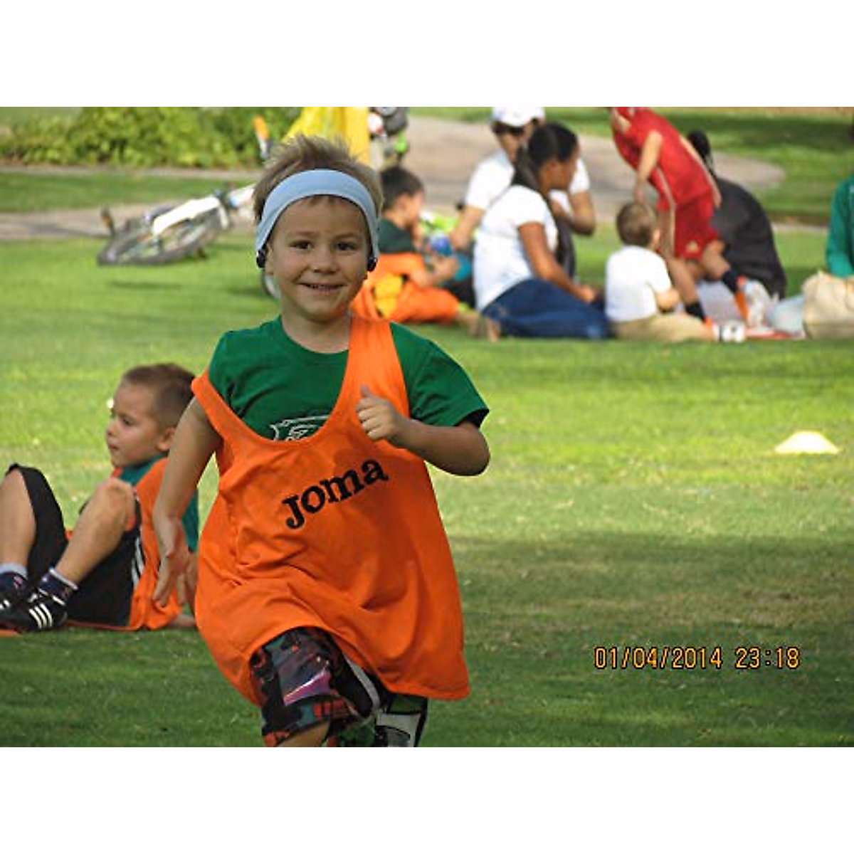 hearinghenry JUNIOR Sports Cochlear Implant Headband (Age 3yrs-10yrs) (Blue Lightning)