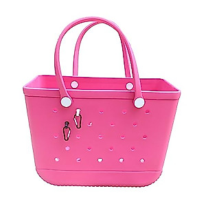 JinJing Carabiner Connector Accessories for Bogg Bag Keys Cup Holder Beach Tote Bag Hooks Inserts Charms Black