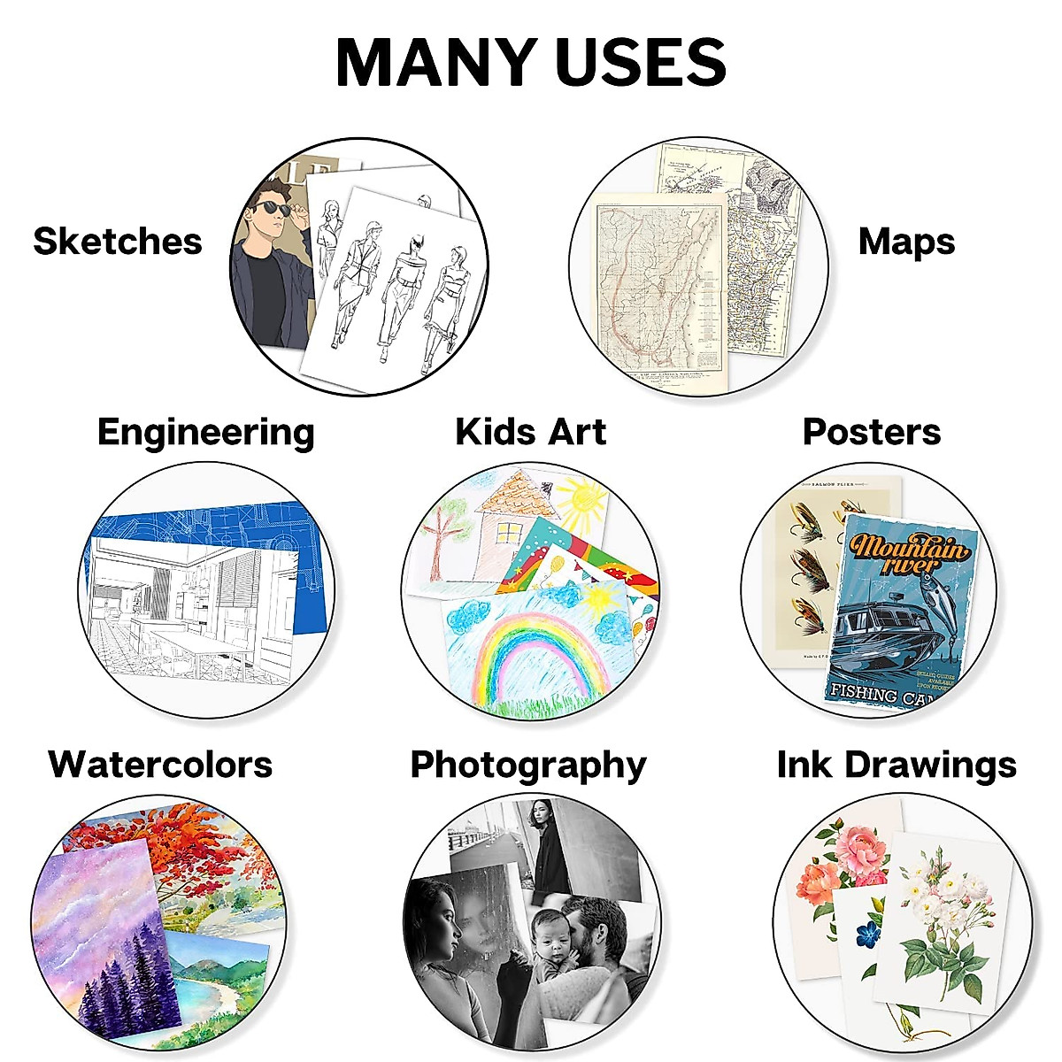 Dunwell 11x17 Portfolio Binder Folder (Aqua, Vertical) - Binder with Plastic Sleeves and Poly Cover, Portfolio Presentation Book with 24 Binder Pockets, Large Art Portfolio Folder