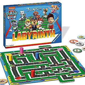 Ravensburger PAW Patrol Labyrinth Junior Game | Engaging Brain Teaser for Kids Ages 4 and Up | Classic Moving Maze Puzzle Game | Featuring Beloved PAW Patrol Characters