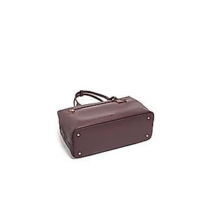 TUMI - Voyageur Sidney Leather Business Tote - Dark Mauve