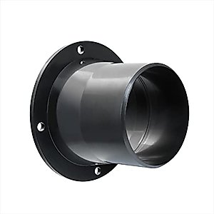 POWERTEC 70298 Dust Port Inlet Flange, 2.5-Inch OD Opening for Flexible Hose