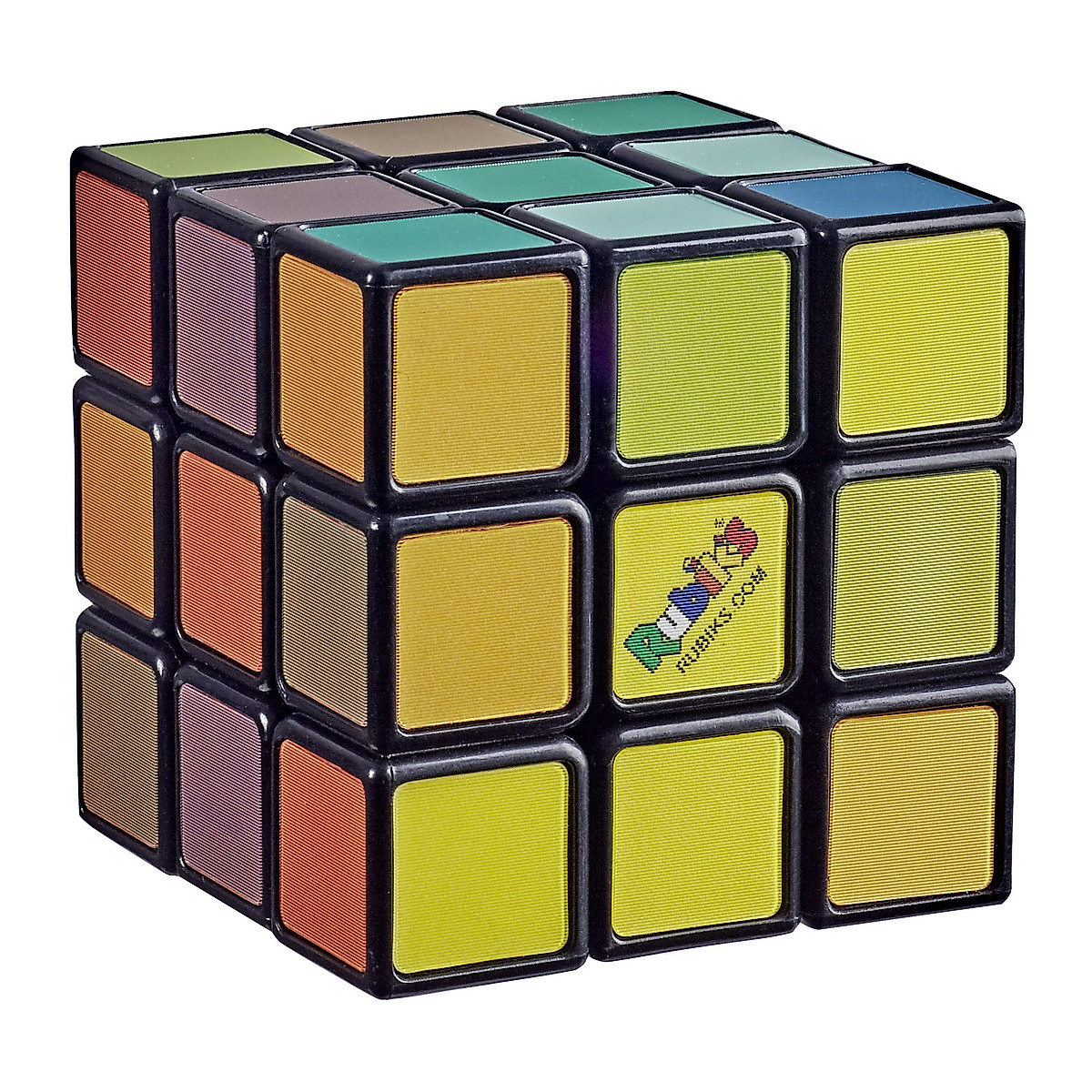 Rubik's Impossible Puzzle; Original Rubik's Product; 3 x 3 Lenticular Puzzle; Rubik's Cube Color Change Puzzle for Kids Ages 8 and Up (E8069)