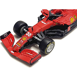 Bburago B18-36829S 1:43 F1 2021 Ferrari SF21 SAINZ, Assorted Designs and Colours